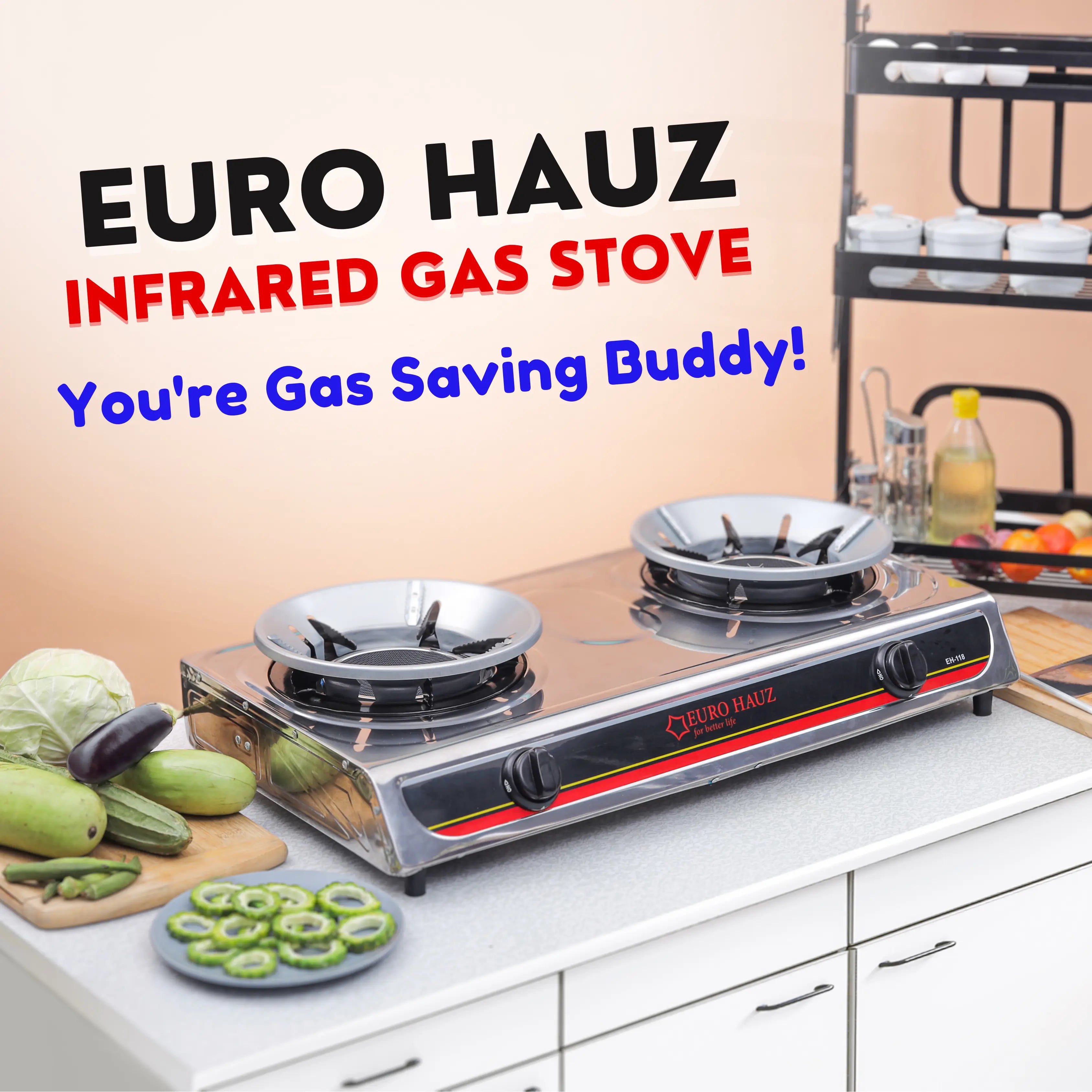 Eurohauz™ Infrared Gas Stove with FREEBIES